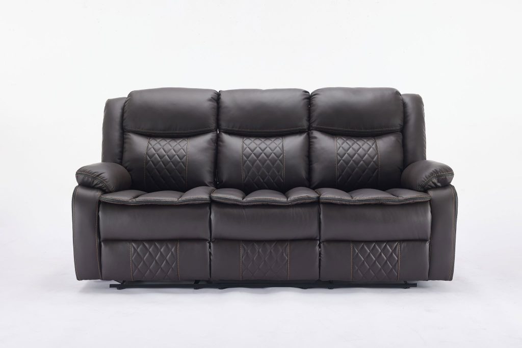 Hamilton 3-Seater Premium Recliner with Cupholders - Homemaker