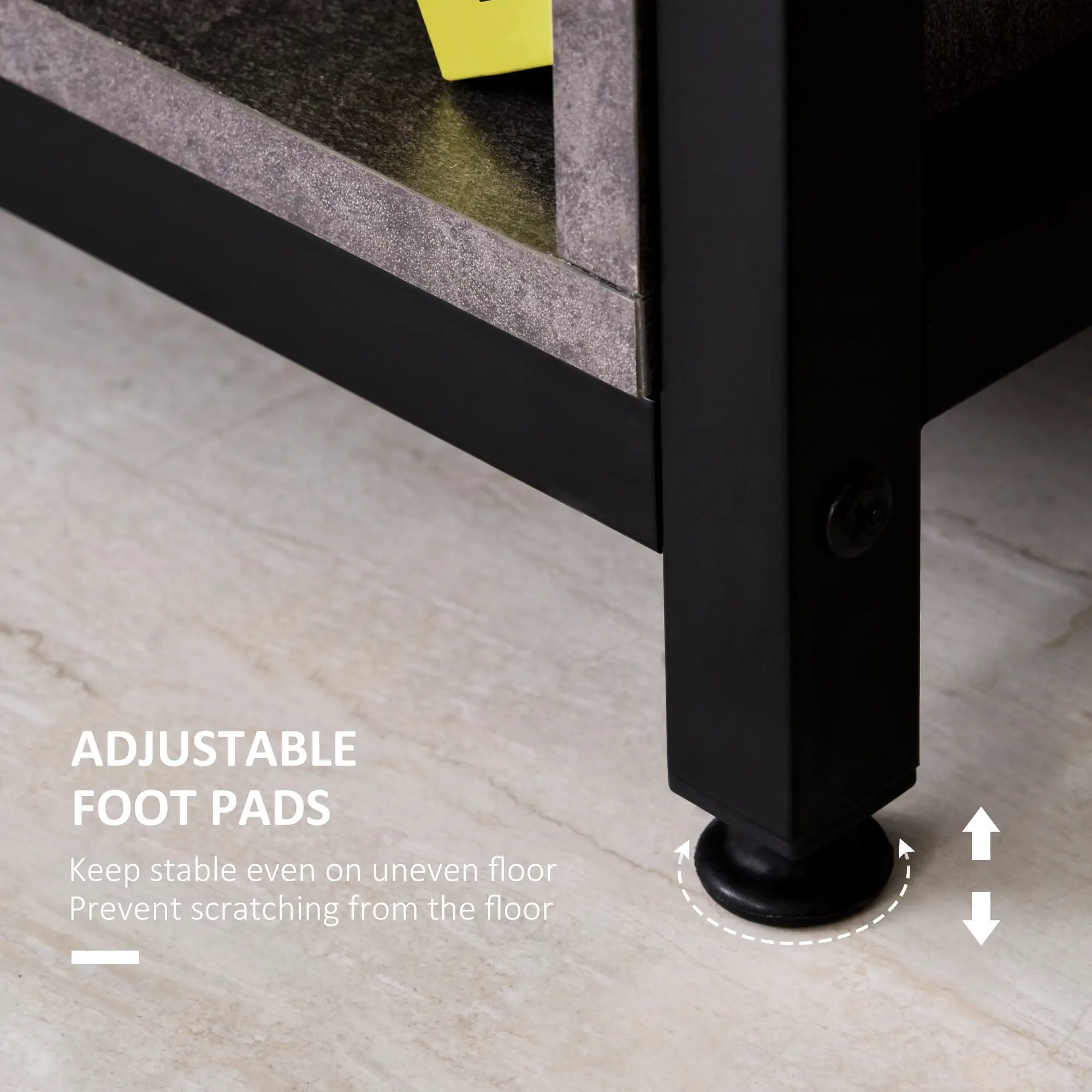 Cherry Computer Desk with Shelves - Homemaker